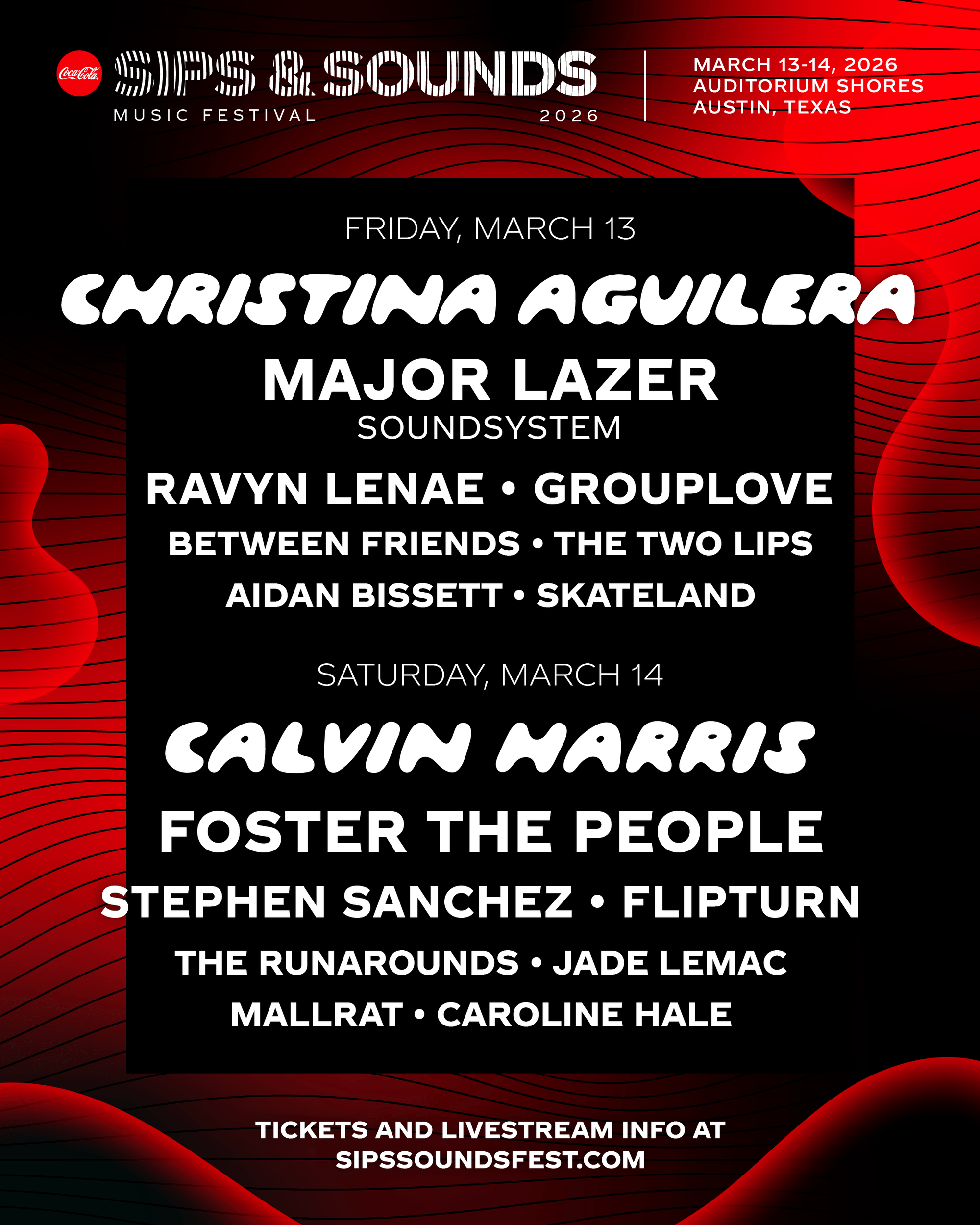 Platinum Perk! Coca-Cola Sips & Sounds Lineup - SXSW